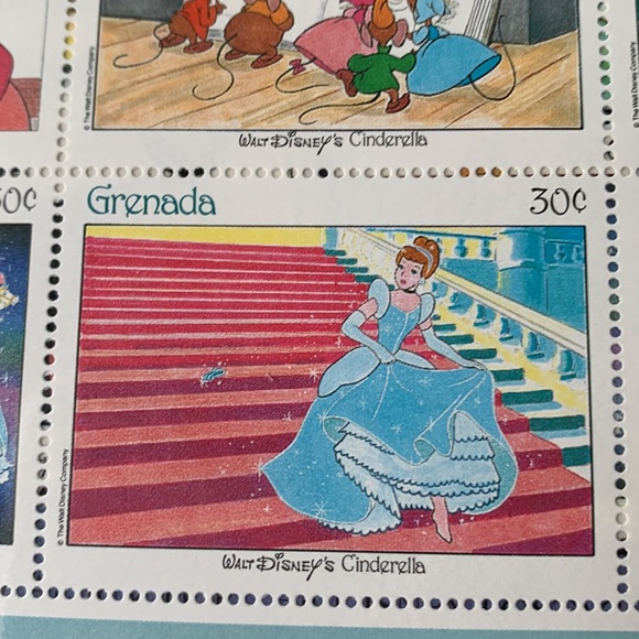 Disney | Other | The Disney Classic Fairytales Stamps Cinderella ...